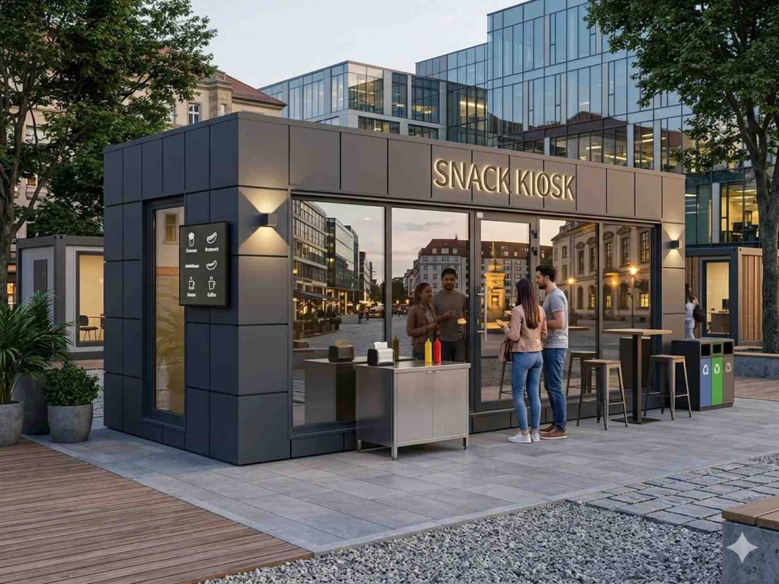 Imbisscontainer kaufen nach Wunsch | Preise