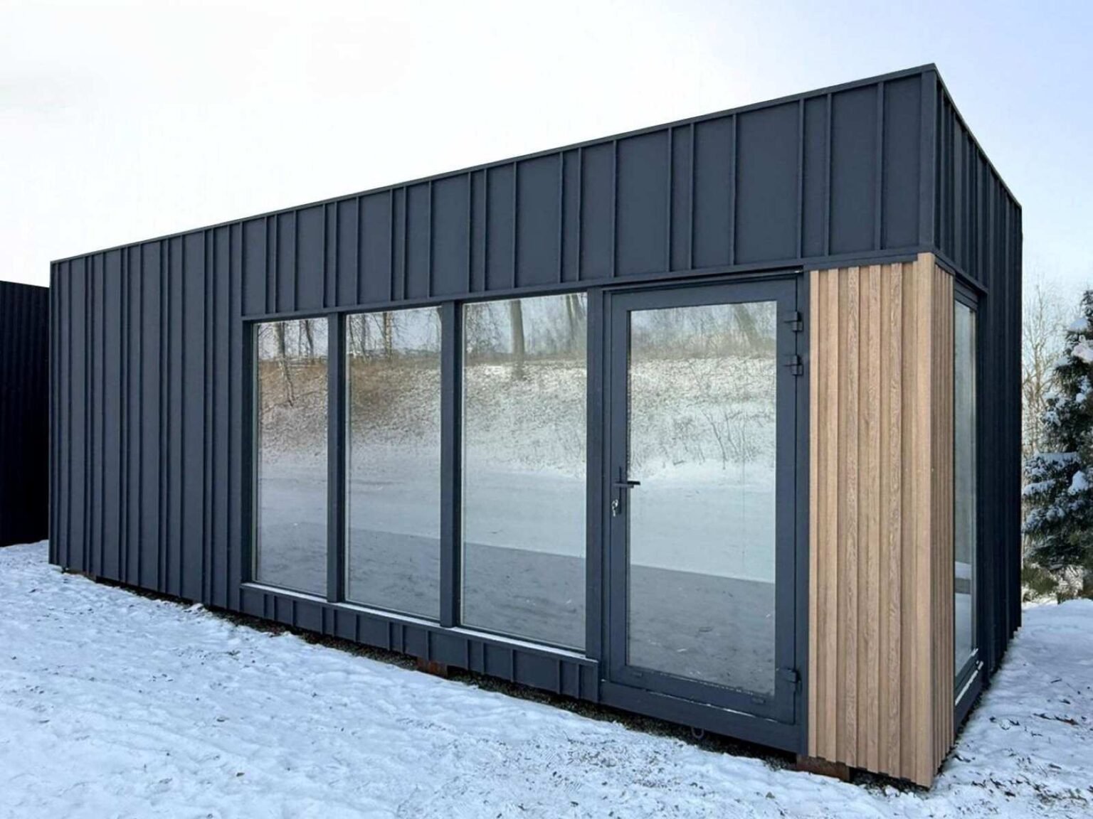 Wohncontainer kaufen winterfest & individuell